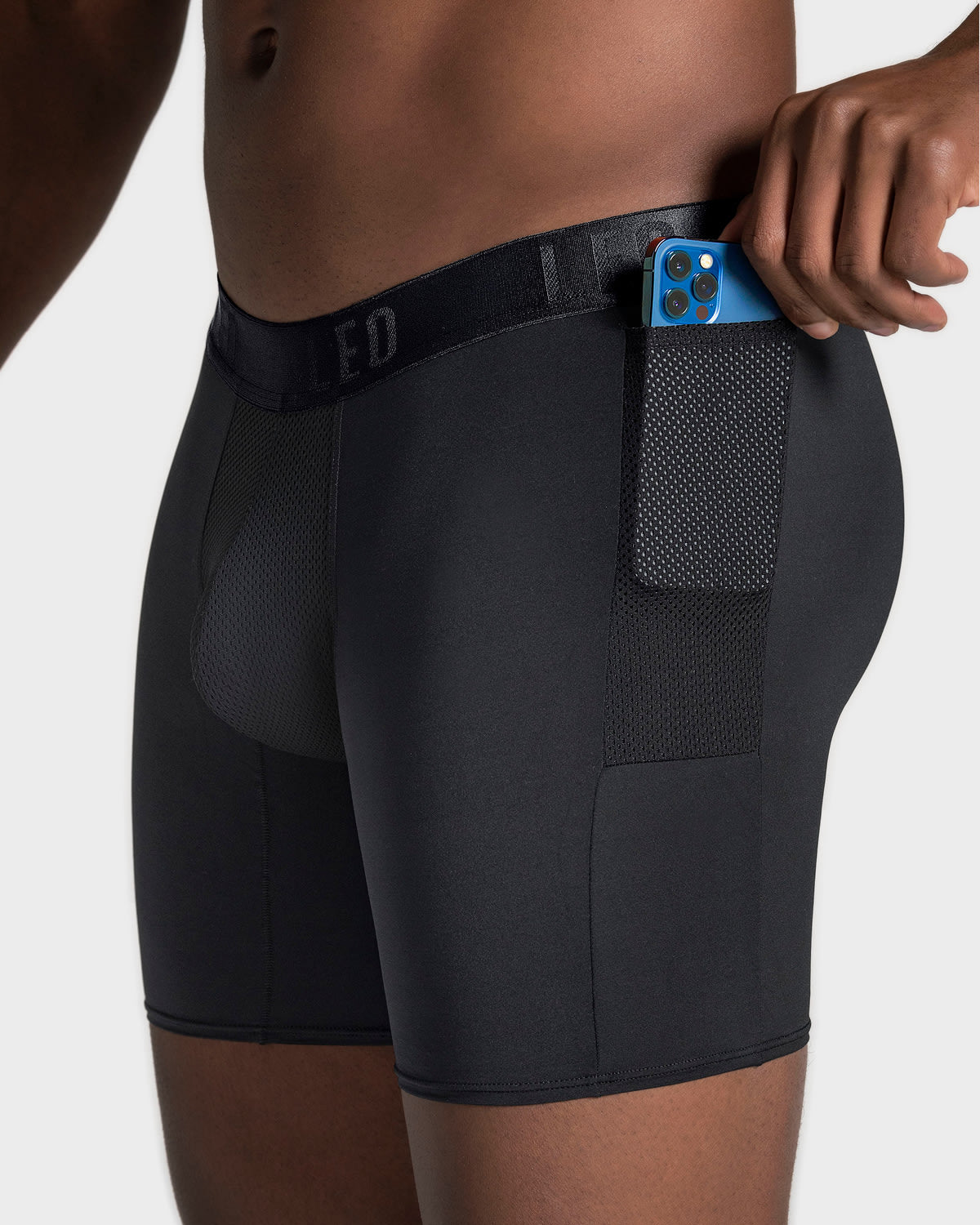 Long Athletic Boxer Brief with Side Pocket | Leonisa Canada